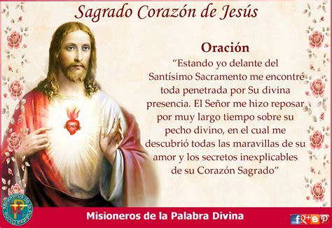Oración Al Sagrado Corazón De Jesús Rrswp