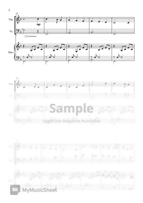 J R Murray And J E Spilman 그 어린 주 예수 Away In Manger Piano Trio 악보 By