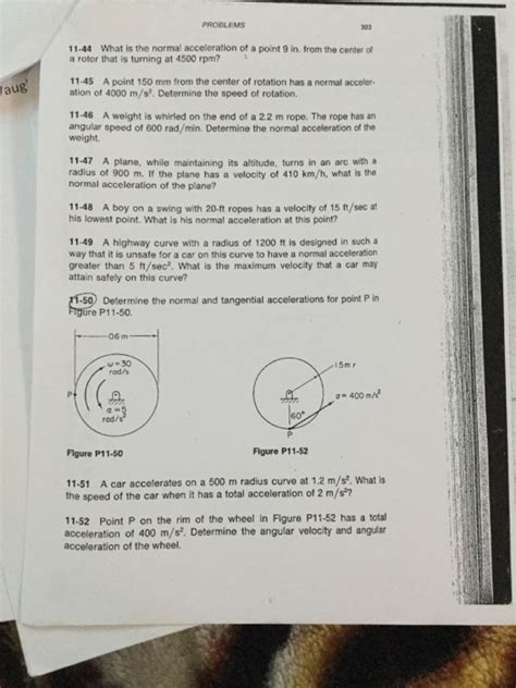 Solved 298 Chap 11 Kinematics Angular Motion 11 12 A