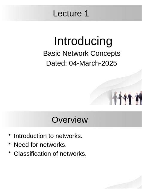 Lecture1 Introducing Basic Network Concepts Pdf Computer Network Server Computing