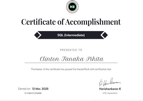 Continuouslearning Dataanalytics Sql Careergrowth Hackerrank
