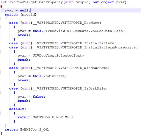 find and replace is not working for vs extension custom editor in