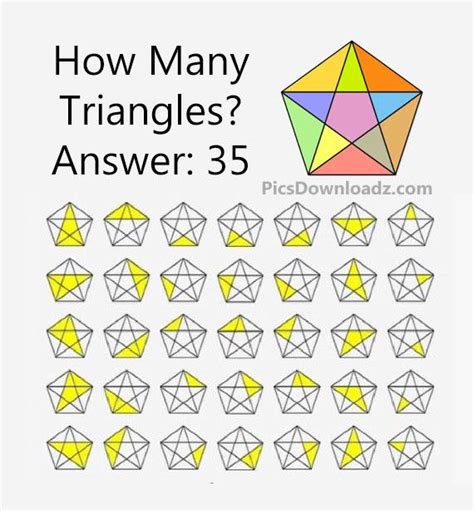 How Many Triangles Are There Math Puzzles With Answer In 2024 Maths Puzzles Picture Puzzles