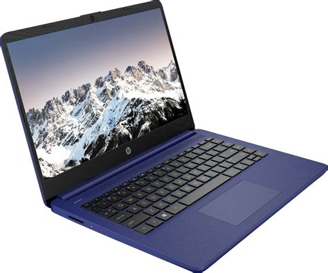 Hp Inch Hd Display Intel Celeron Gb Ram Gb Emmc Win Laptop Indigo Blue Walmart Com