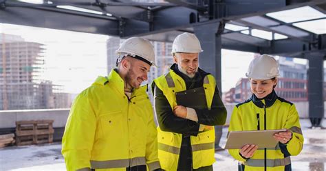 건설 현장의 야외에 서서 태블릿을 사용하는 엔지니어 그룹 사진 Unsplash의 슬로바키아 이미지