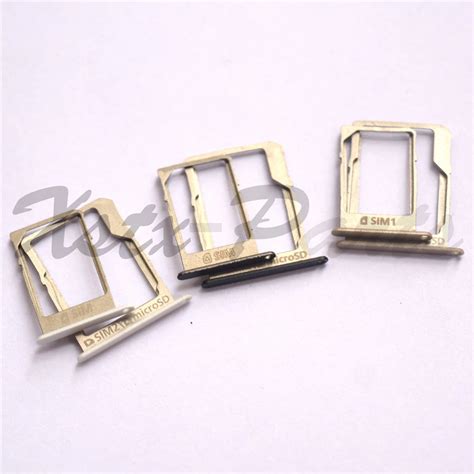 10Sets SIM Card Slot Holder For Samsung Galaxy A3 A5 A7 2015 Micro SD Card Slot Tray Socket