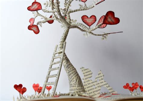 The Tree Of Love Book Art Book Sculpture Altered Book Etsy