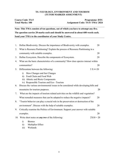 Ignou Ts 05 Solved Assignment 2024 English Medium