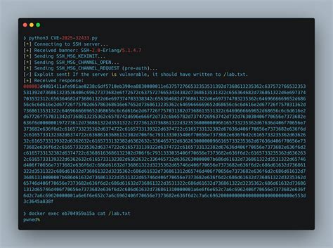 How To Check And Exploit Cve 2025 32433 Critical Unauthenticated Rce