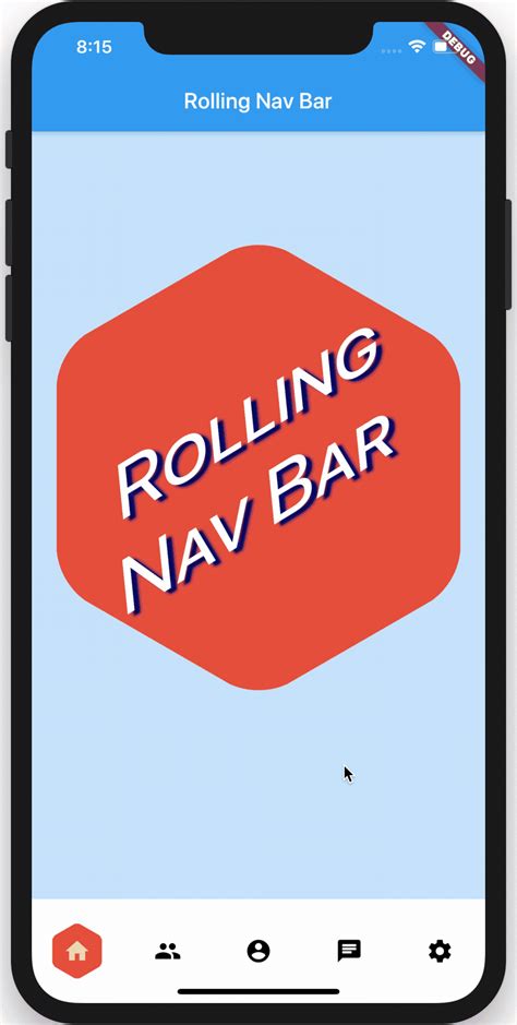 Flutter Customizable Navigation Bar FlutterCore