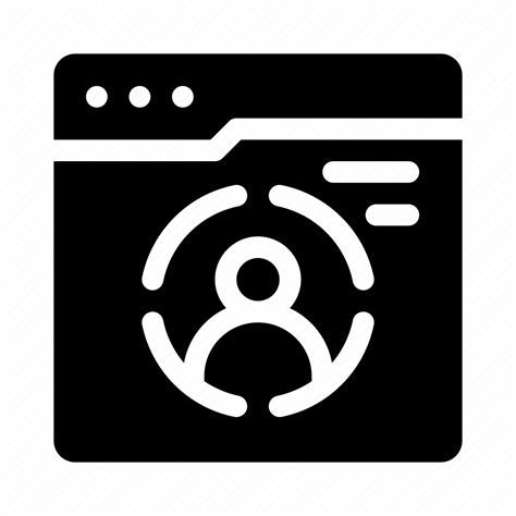 User Target Audience Client Customer Crosshair Browser Icon