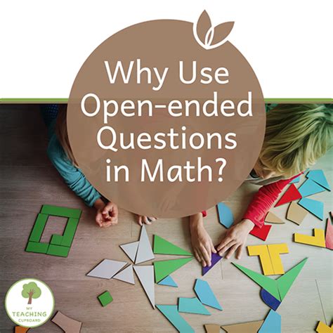 Why Use Open Ended Questions In Math — My Teaching Cupboard