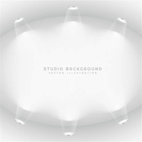 빈 스튜디오 조명 배경 무료 벡터