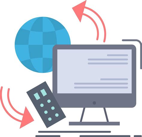 Access Control Monitoring Remote Security Flat Color Icon Vector 19099491 Vector Art At Vecteezy