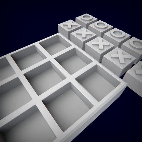 Tic Tac Toe Pocket Edition V03 Play Anytime Anywhere 3d Model 3d Printable Cgtrader