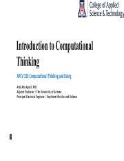 Introduction To Computational Thinking A Fundamental Skill For Course Hero