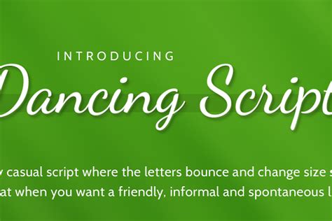 Dancing Script Font Pablo Impallari FontSpace Dancing Script Font Pablo Impallari FontSpace