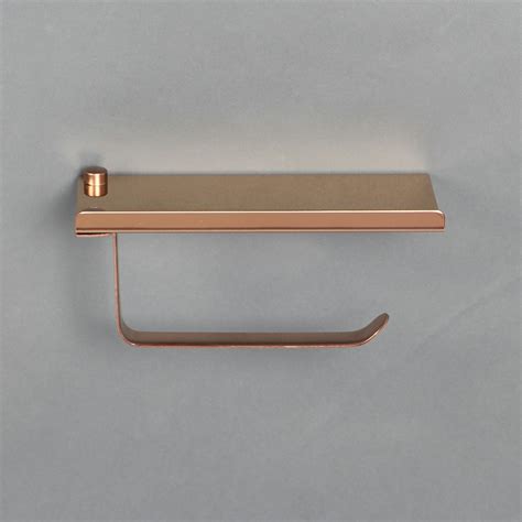 홈스 스텐 선반형 휴지걸이 로즈골드 화장지걸이 티몬