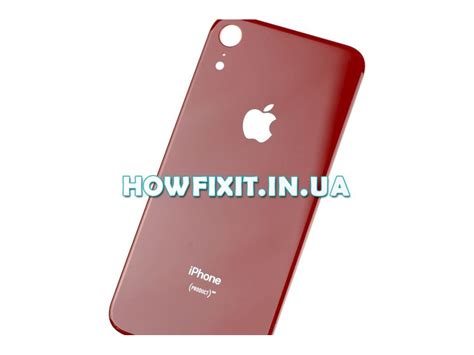 Заднее стекло корпуса iPhone XR Red