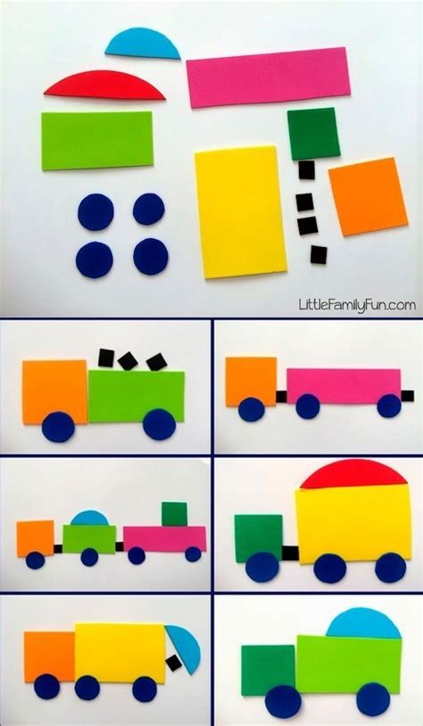 Shape Car Preschool Craft Shape Trucks Preschool Transportation