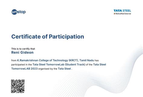 Reni Gideon J On Linkedin Excited To Share That A Great Learning Experience Came My Way As I