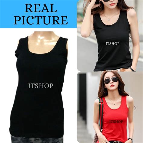 Jual 4l Singlet Cewek Cowok Super Jumbo Tanktop Tali Lebar Uni Sex Fit