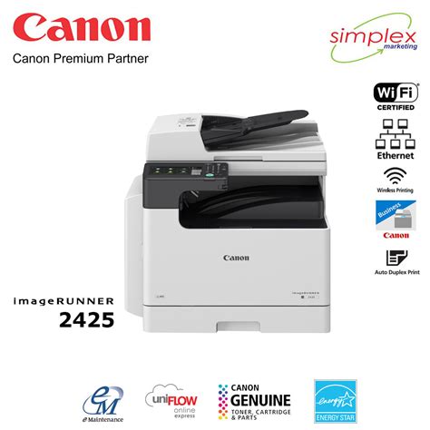 Canon Imagerunner 2425 Bandw Multi Function Printer Mfp A3 Copier