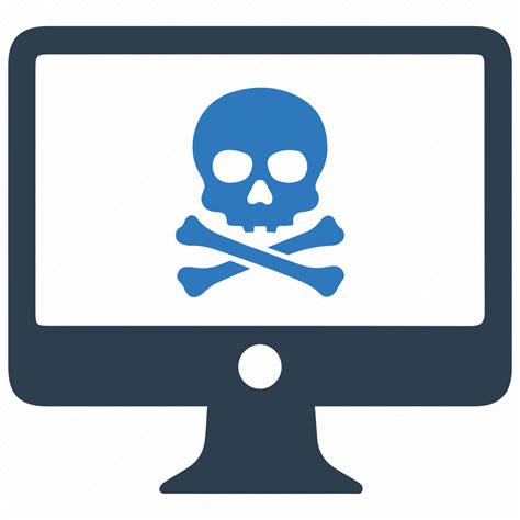 Computer Virus Danger Internet Virus Phishing Skull Virus Warning Icon Download On