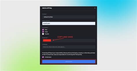 How To Configure Coinbase Pro Api Key And Add It To Good Crypto