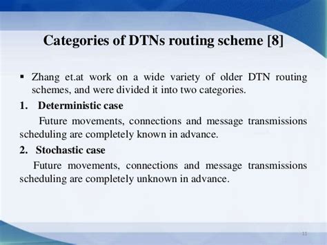 Delay Tolerant Network Dtn