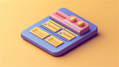 A Colorful 3d Illustration Depicting A Digital Business Dashboard With Graphs And Interface