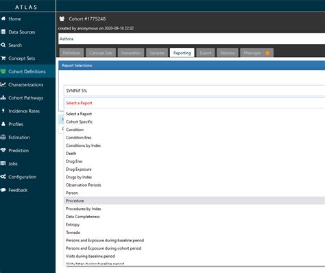 Measurements Report In An Atlas Cohort Ohdsi Forums