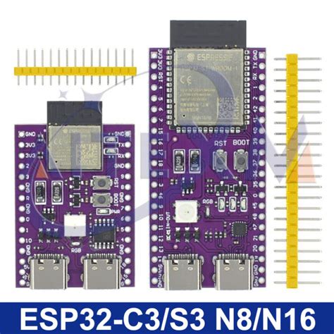 Esp32 Esp32 C3 Esp32 S3 Dual Type C Development Board Core Board Esp32 C3 Devkitm 1 Esp32 C3