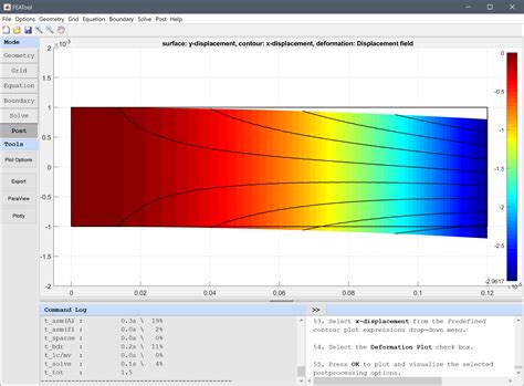 Piezo Electric Bending Of A Beam