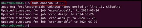 Anacron Command In Linux
