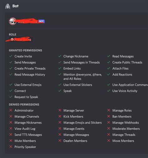 Bot Missing Permission Rdiscordapp