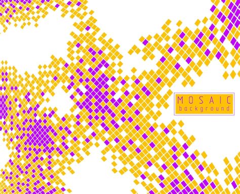 모자이크 아트 추상 배경 벡터 3d 차원 기하학적 디자인 제목 및 텍스트 복사 공간이 있는 레이아웃을 위한 템플릿으로 예술적