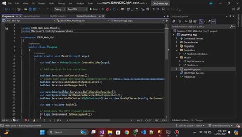 [video] worked on crud web api with swagger tool aziz mhr posted on