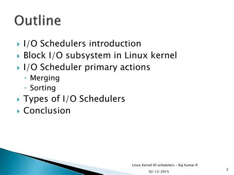 Linux Kernel Io Schedulers Pptx