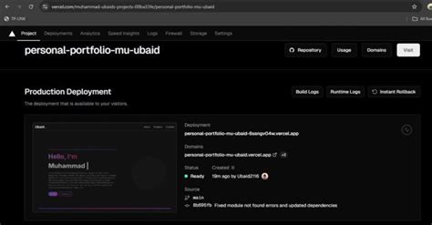 Muhammad Ubaid Hussain On Linkedin Webdevelopment Nextjs Portfolio