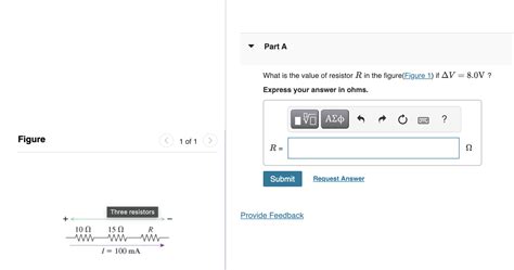 Solved What Is The Value Of Resistor R In The Figure If Chegg Com
