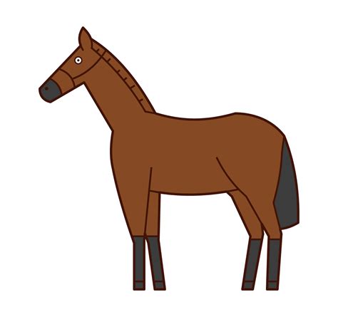 말 일러스트레이션 무료 일러스트 소재집 Kukukeke