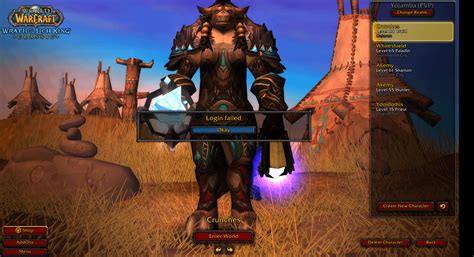 Cannot Log Into Wow Classic Character Log In Failed Rclassicwow