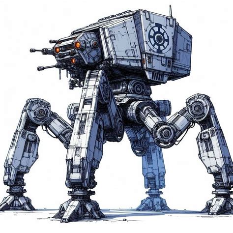 Star Wars Mech Star Wars Walker Concept Art Robot Concept Art