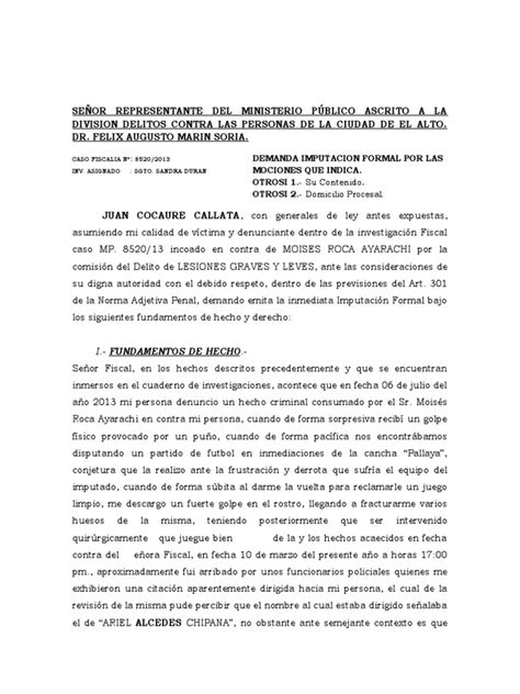 Imputacion Pdf