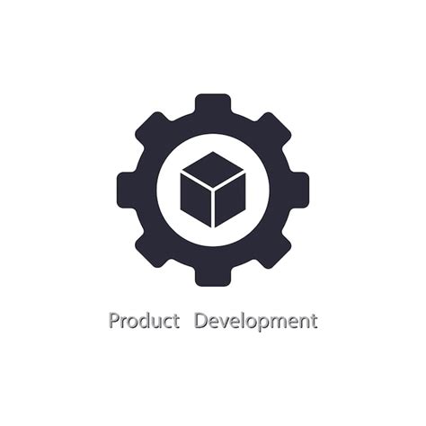 Premium Vector Product Development Concept Icon Geometric Modern Design