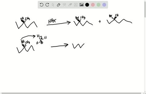 Solved Reaction Of Hbr With R 3 Methyl 3 Hexanol Leads To Racemic 3