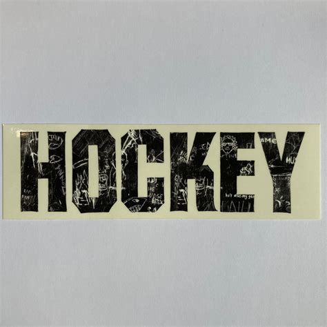 Hockey Skateboards Logo Sticker 2 Slugger Skate Store