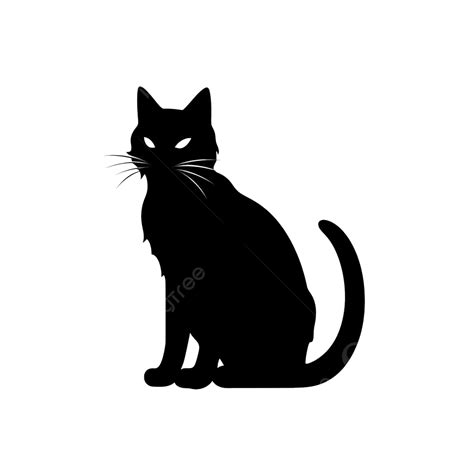 할로윈 검은 고양이 실루엣 포즈 고양이 검은색 할로윈 Png 일러스트 및 이미지 에 대한 무료 다운로드 Pngtree