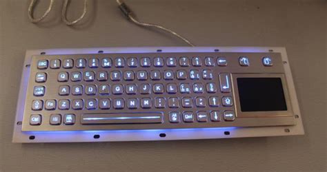Metal Backlit USB Keyboard Backlit Mechanical Keyboard With